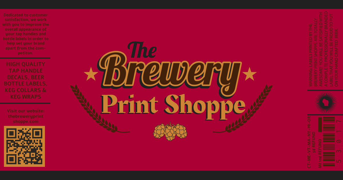Discount Custom Beer Labels: The Brewery Print Shoppe